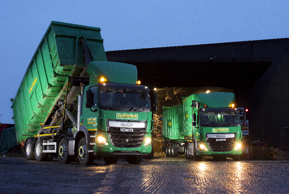 HW Martin Waste enjoys boost from New DAF CF’s - DAF Trucks Ltd, United ...