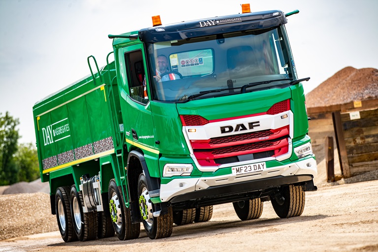 New DAF XDC eight-wheelers signal new dawn at Day Aggregates- DAF ...
