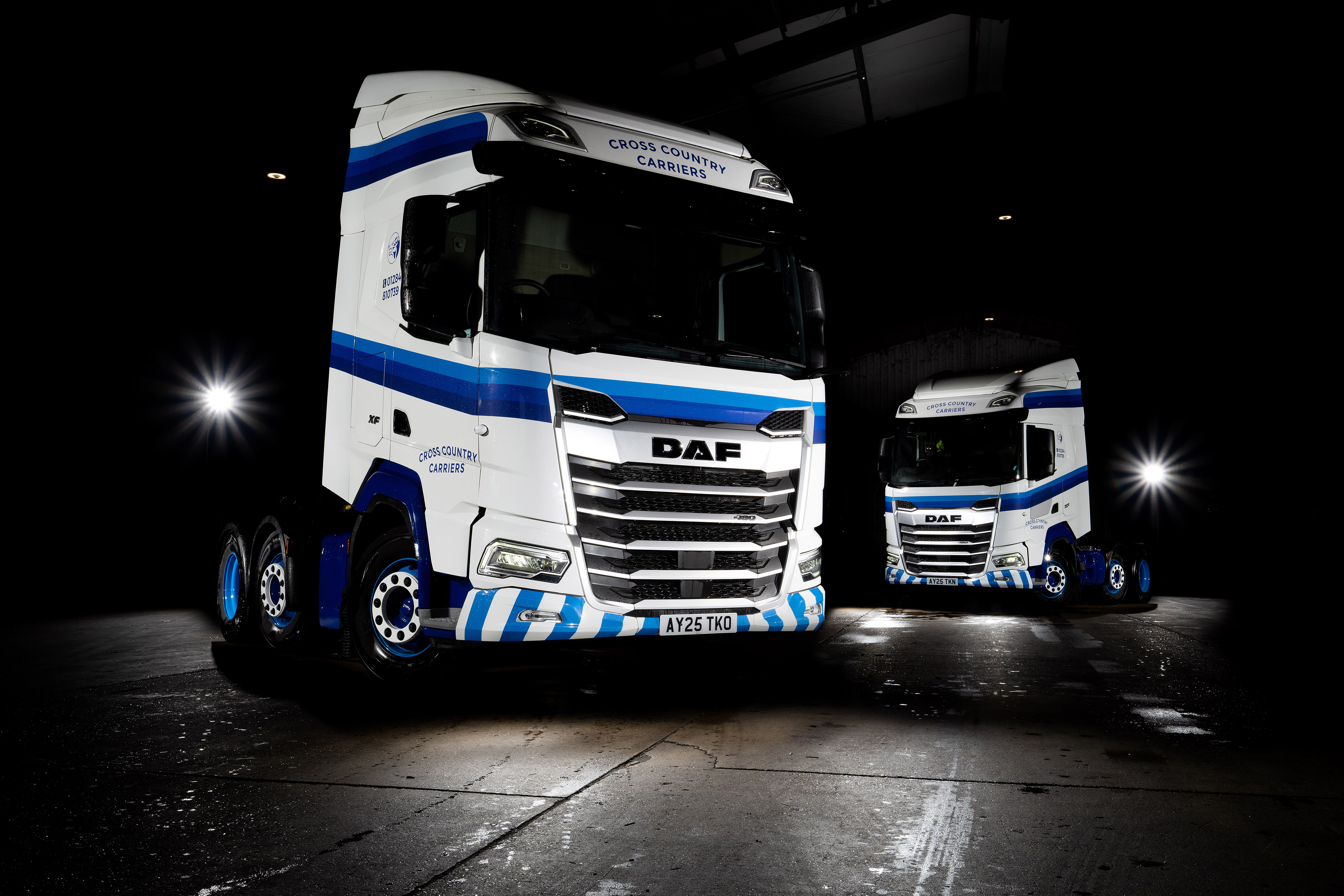 Latest DAF XF 6x2 tractors deliver economy boost for Cross Country ...