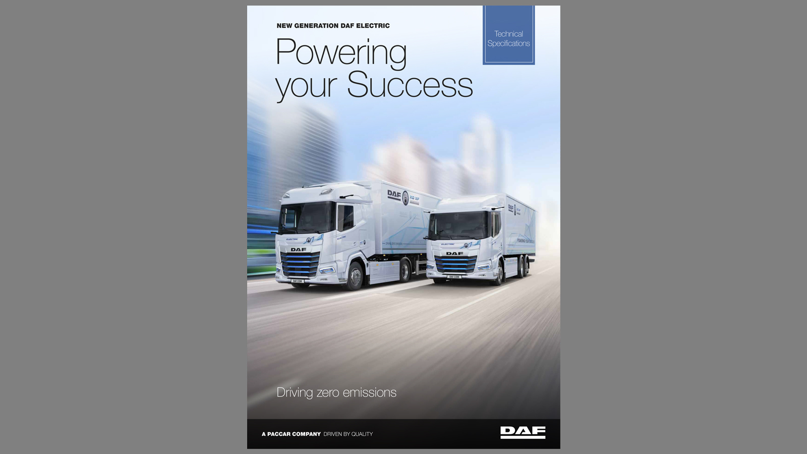 New Generation DAF XD Electric- DAF Trucks Ltd, United Kingdom