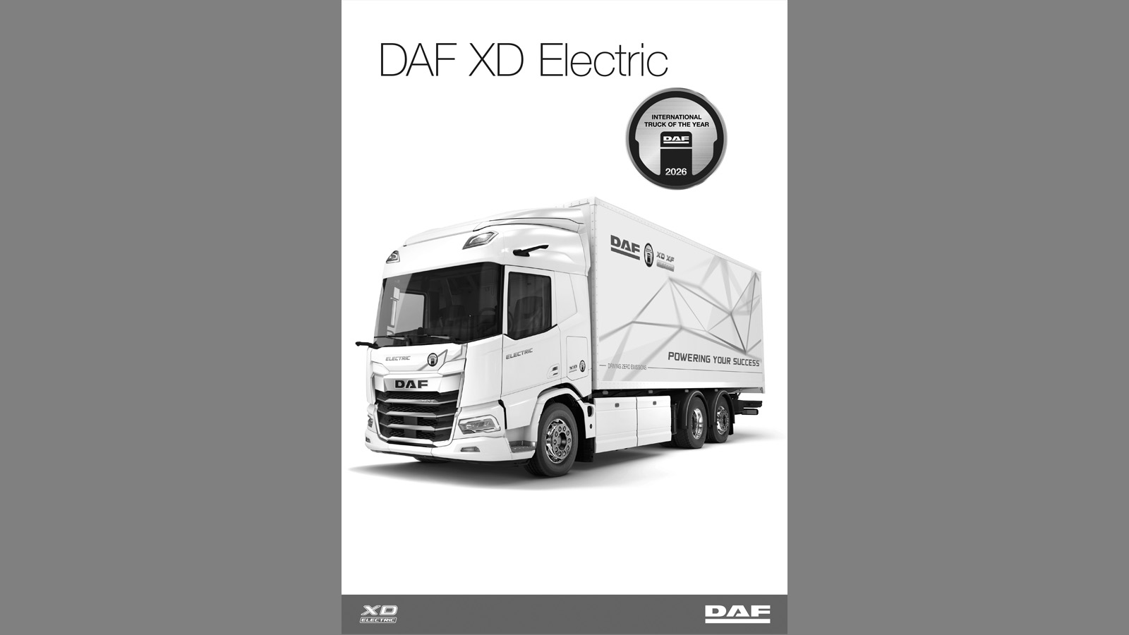 New Generation DAF XD Electric- DAF Trucks Ltd, United Kingdom