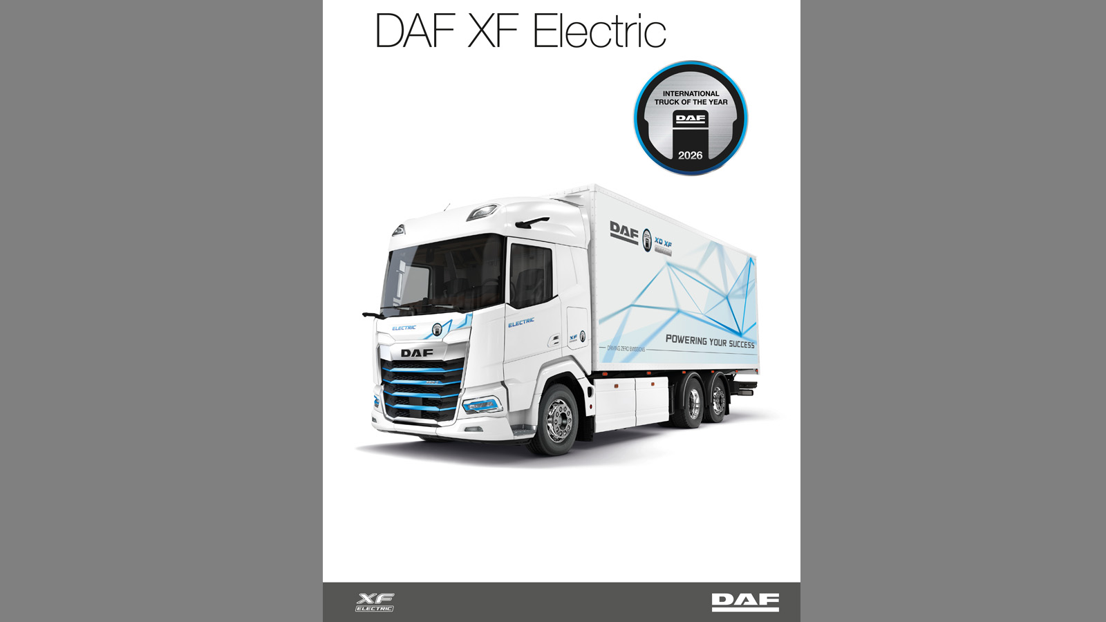 DAF XF, XG, XG⁺ Electric- DAF Trucks Ltd, United Kingdom