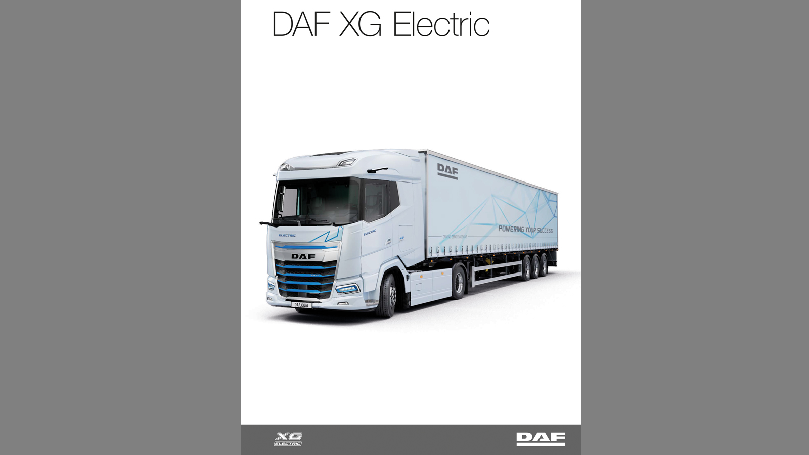 DAF XF, XG, XG⁺ Electric- DAF Trucks Ltd, United Kingdom