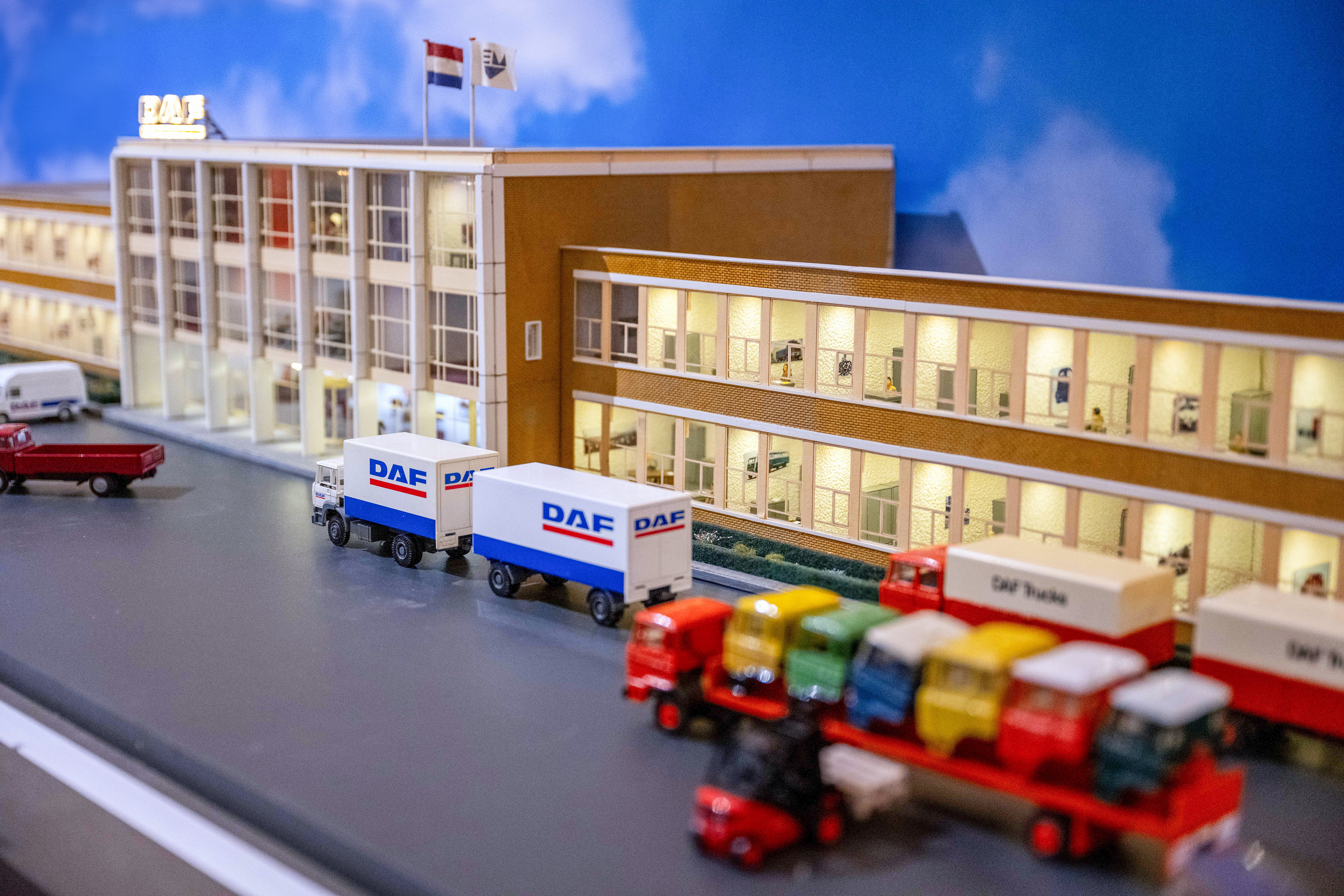 Model of iconic DAF building showcased at DAF Museum- DAF Trucks Ltd ...